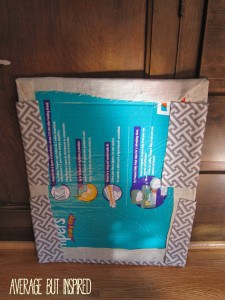 Cardboard Box Ideas: Upcycled Cardboard Wall Organizer
