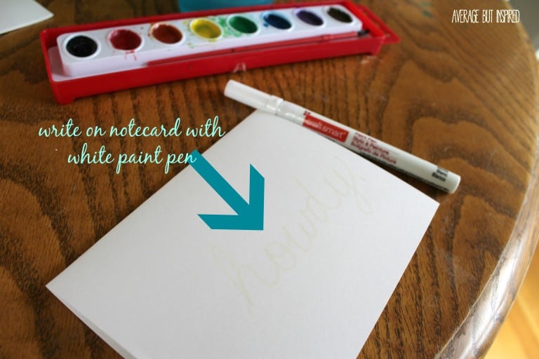 DIY Watercolor Notecards