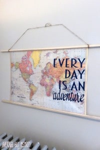 Easy DIY Map Art