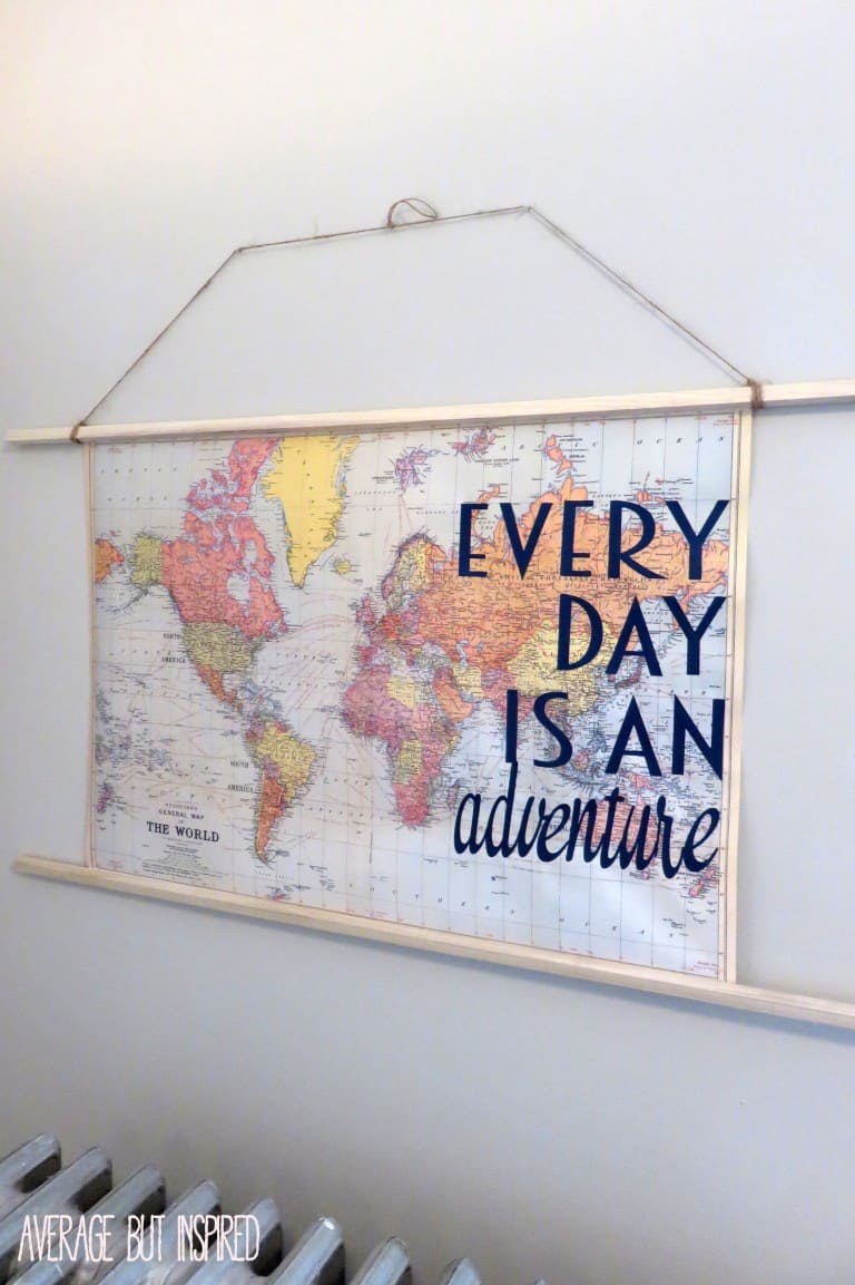Easy DIY Map Art