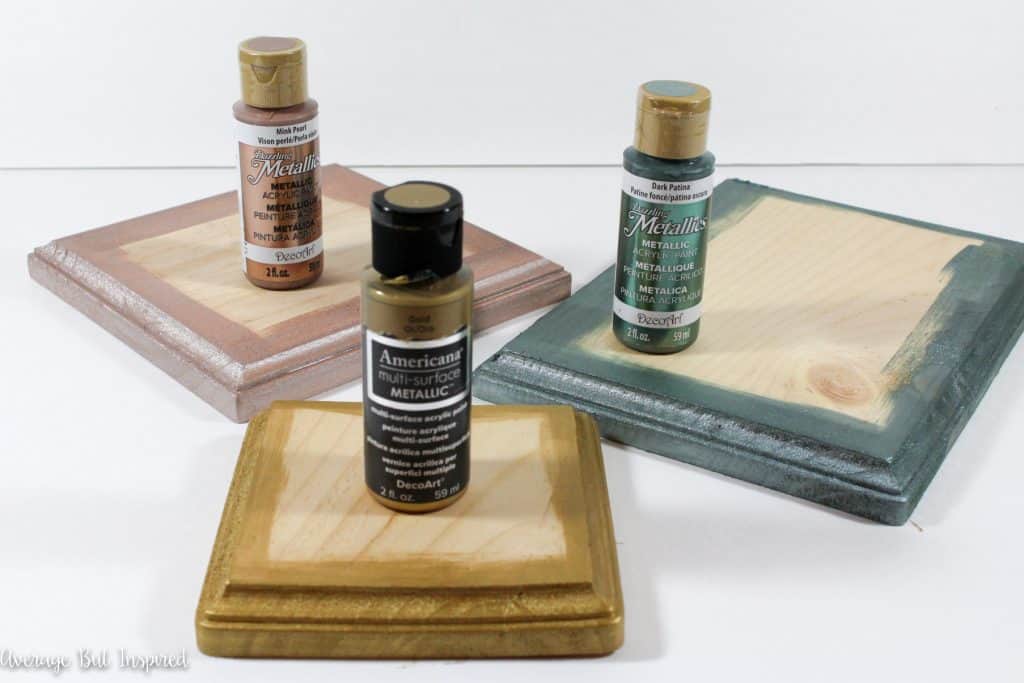 DIY Wood Plaque Picture Frames - Average But Inspired