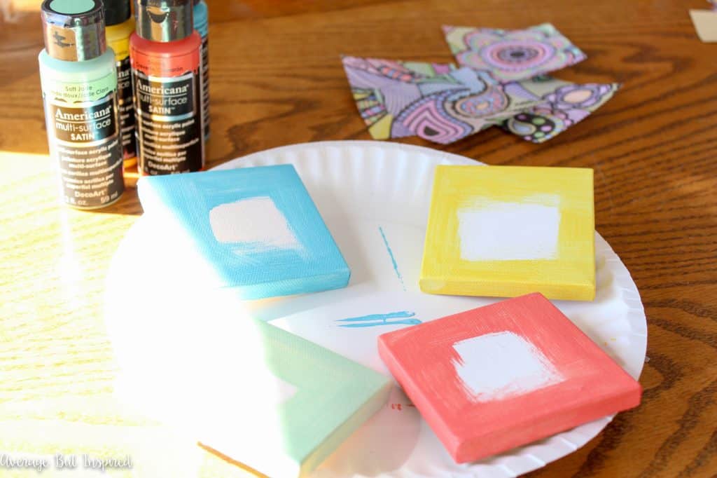 Finished Coloring Page Idea: DIY Adult Coloring Book Magnets