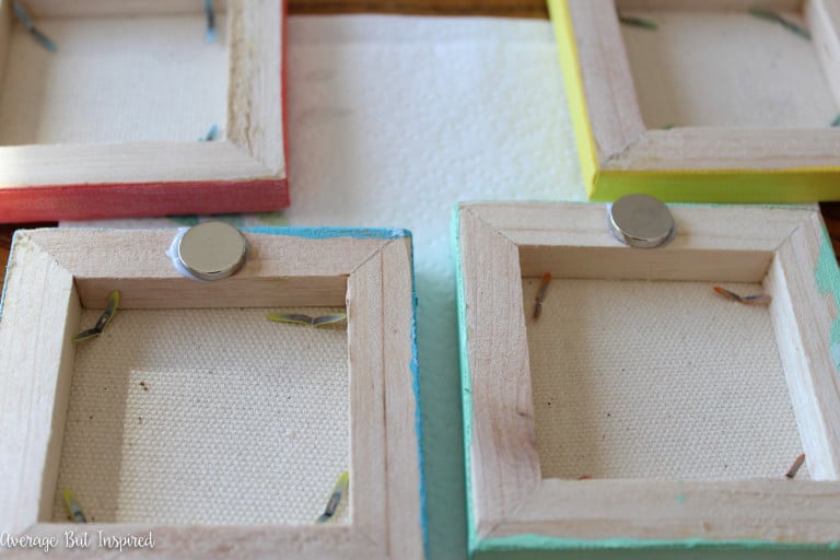 Finished Coloring Page Idea: DIY Adult Coloring Book Magnets