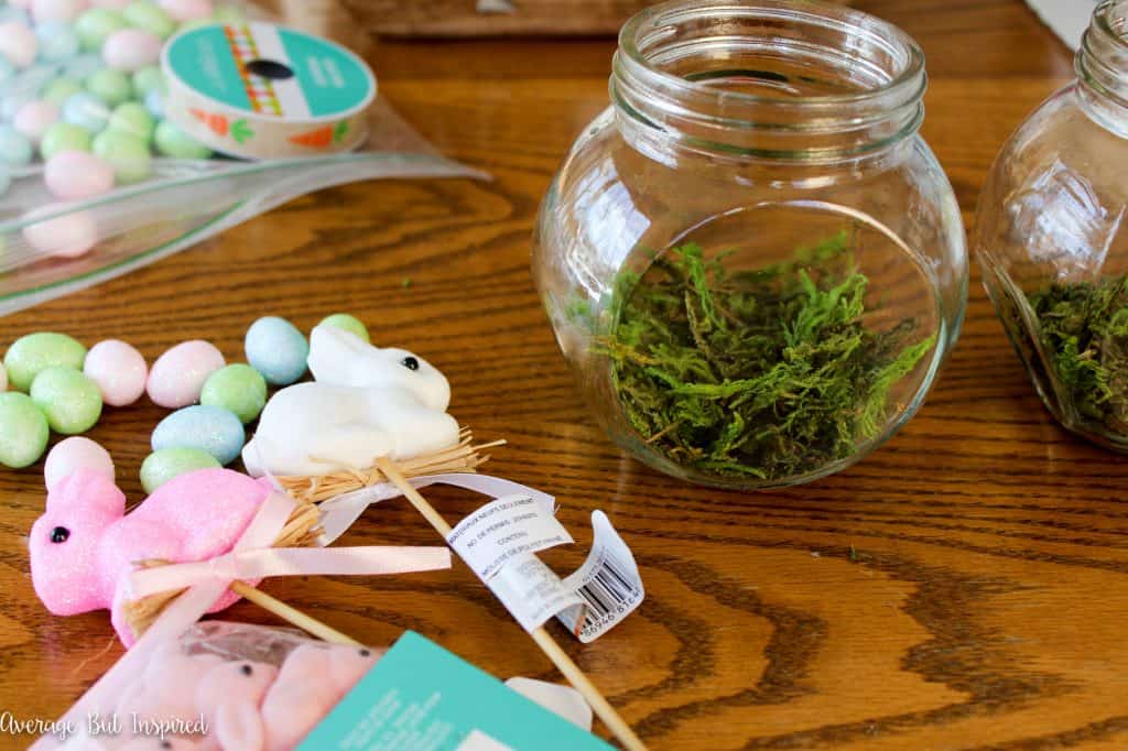 Spring Bunny Flower Pot Gumball Machine Craft