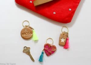 Air Dry Clay Keychains