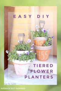 DIY Solar Light Planters
