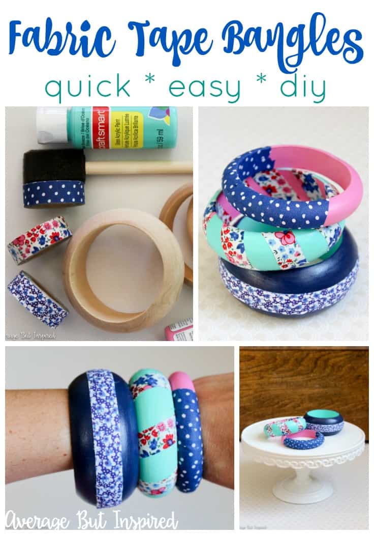 Fabric Tape Bangle Bracelets