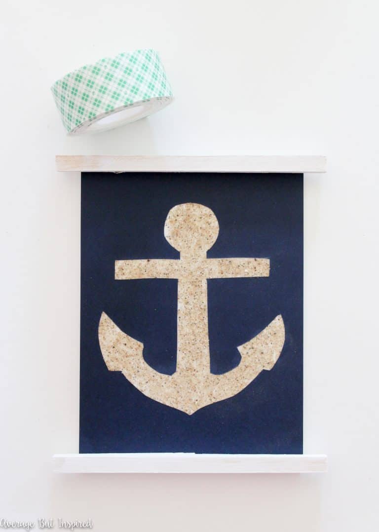 DIY Sandy Shapes Wall Art