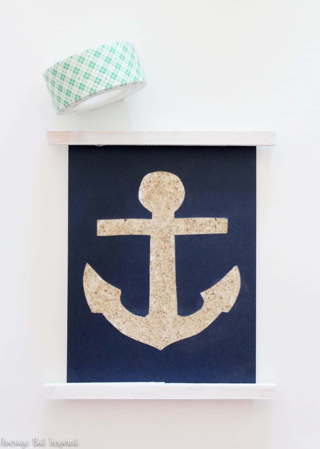 DIY Sandy Shapes Wall Art