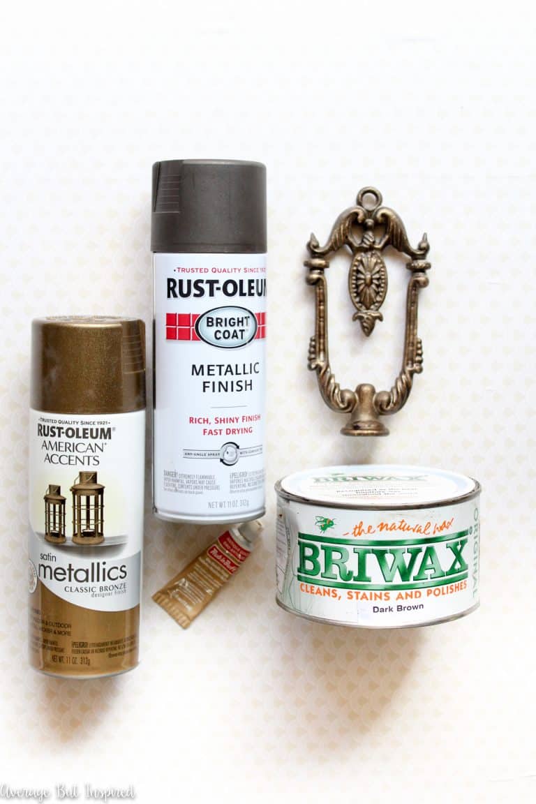 How to Create a Faux Antique Brass Finish With Paint
