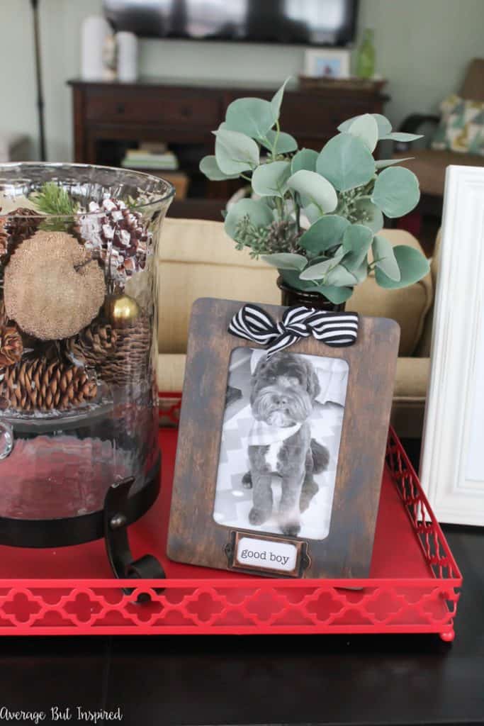 DIY Labeled Picture Frames