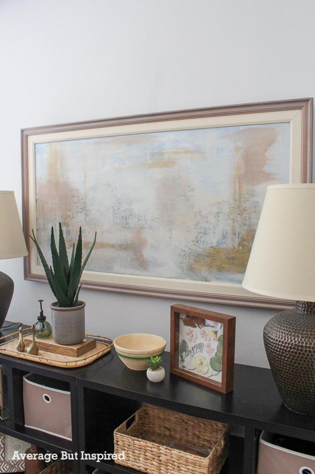 Modern Thrift Store Art Makeover - Average But Inspired