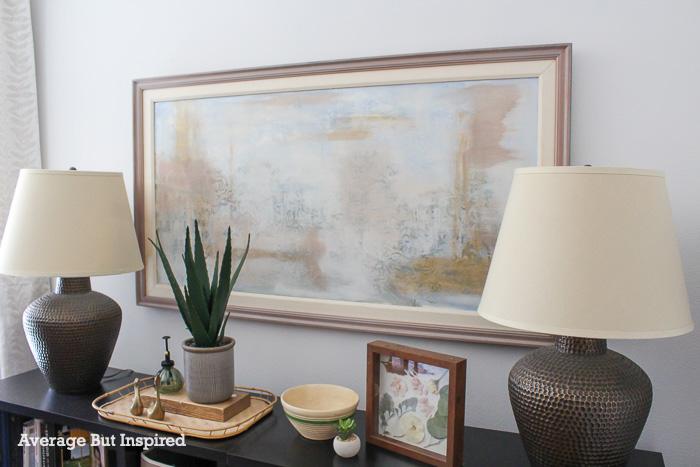 Modern Thrift Store Art Makeover - Average But Inspired