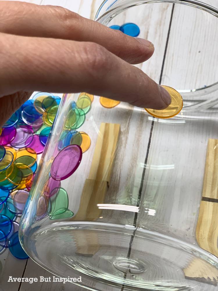 Colorful DIY Glass Jar Lantern Craft - Average But Inspired