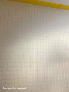 How to Paint Over Tile - Average But Inspired