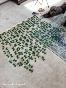 DIY Ivy Wall Decor (With Lights!)