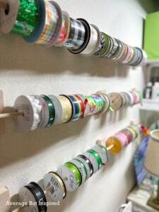 DIY Ribbon Holder Tutorial: a Simple Ribbon Rack