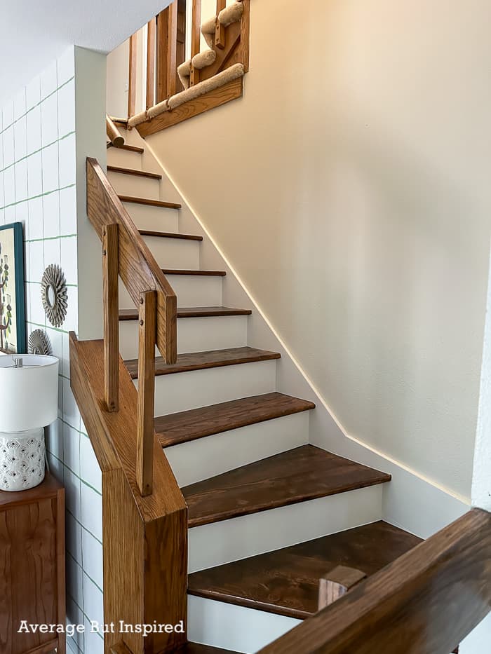 Carpeted Stairs To Wood Stairs