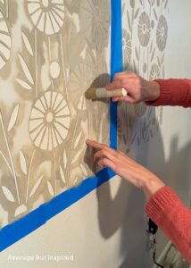 How to Stencil a Wall: Tips for Stenciling to Look Like Wallpaper