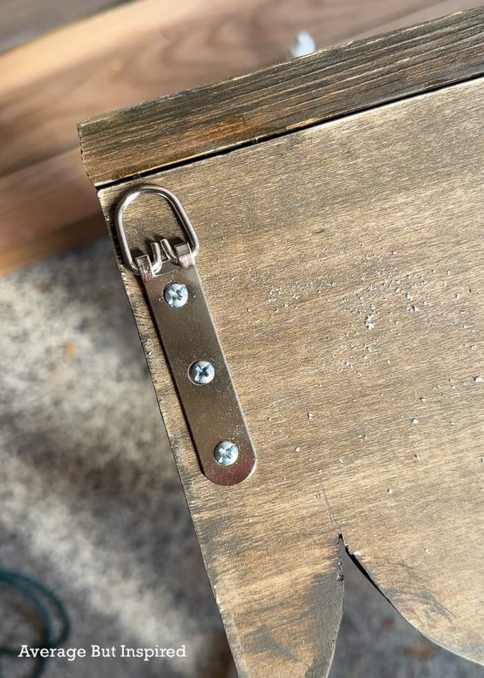 DIY Scalloped Shelf with Hooks - Average But Inspired