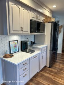 How to Hide The Side of a Refrigerator: DIY Magnetic Fridge Panel