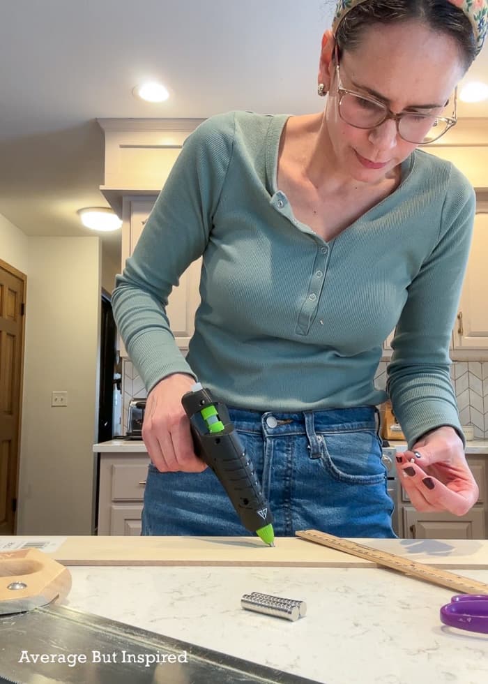 How to Hide The Side of a Refrigerator: DIY Magnetic Fridge Panel