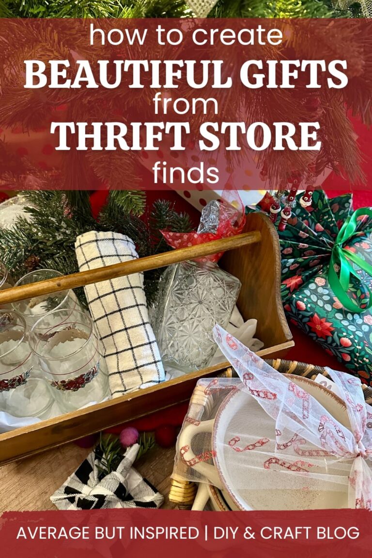How to Create Beautiful Gifts from Thrift Store Finds